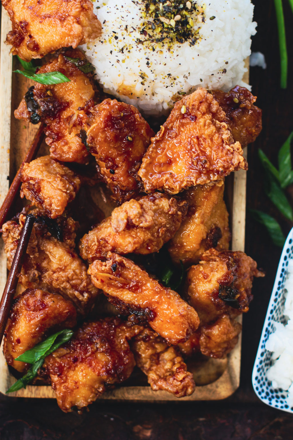 Hawaiian Fried Garlic Chicken - Soul&Streusel